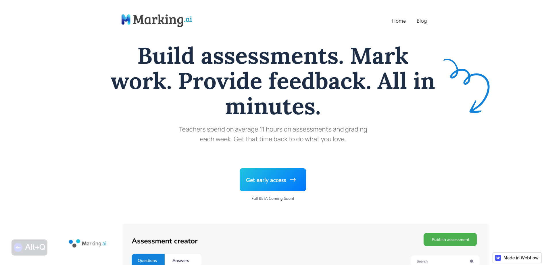 Marking.ai | Create and mark assessments instantly