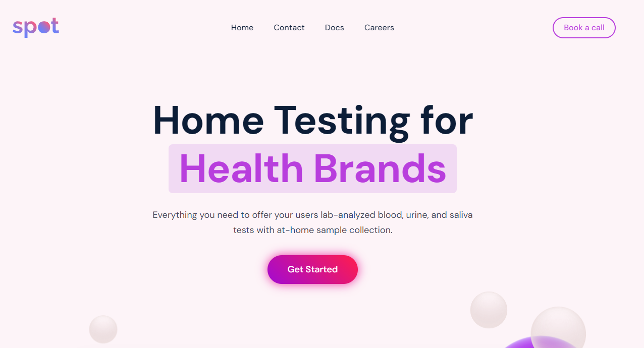Meet Spot: At-home lab testing as a service