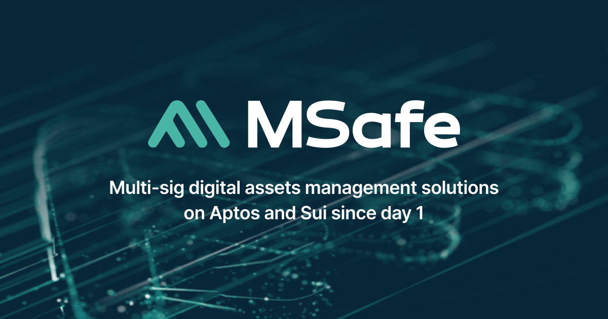 The first and only multi-sig digital assets management solutions on Aptos and Sui