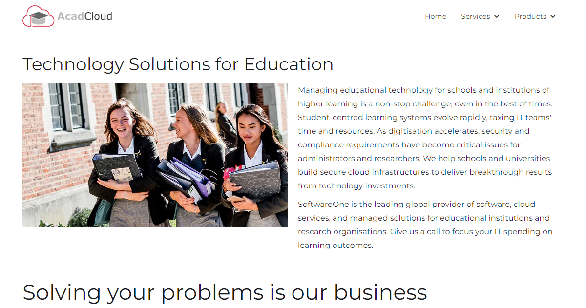 AcadCloud - Cloud Solution for Education
