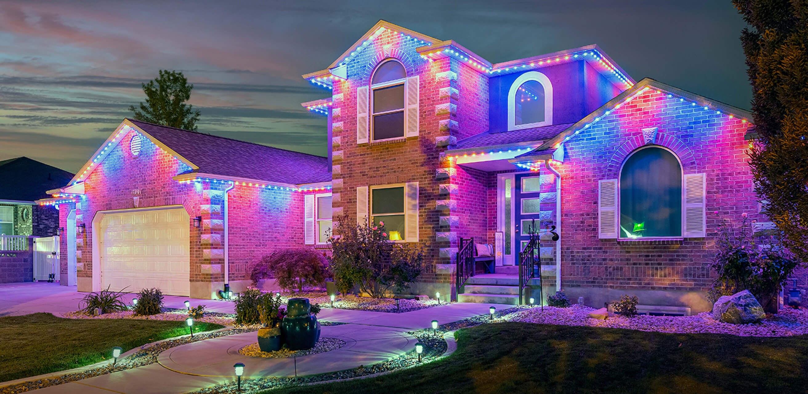 Pebble Lights - Permanent RGB Outdoor Lighting - Canada & USA