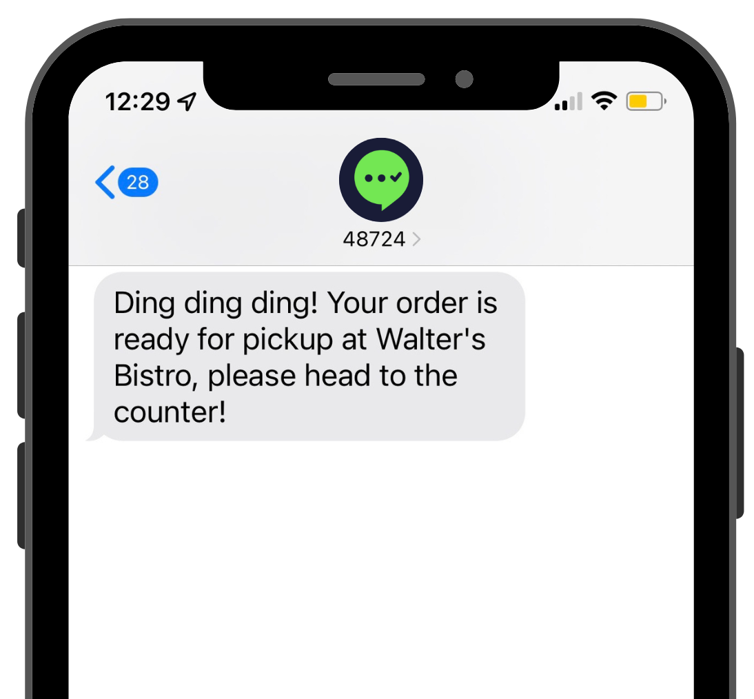 Quick Service Restaurant Waitlist + Food Truck Order Ready Notification App