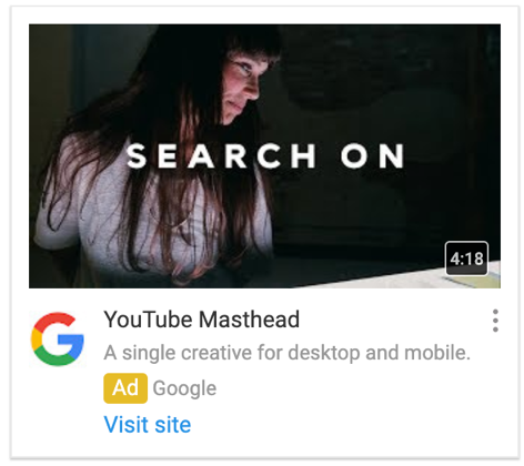 YouTube extiende los Mastheads ads para todas las marcas - Novicell