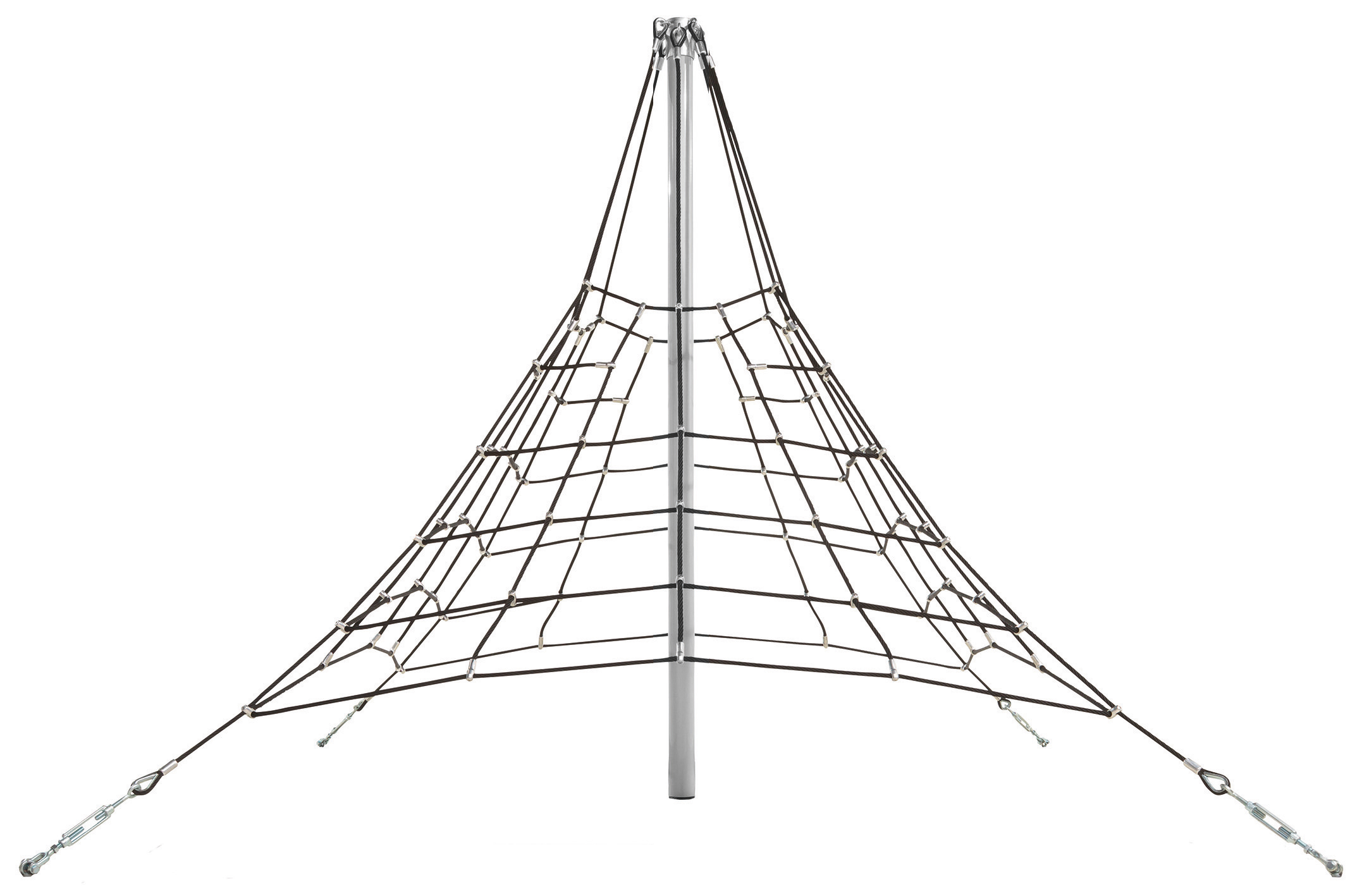 Reinforced rope pyramid 2.7m | Reccreo