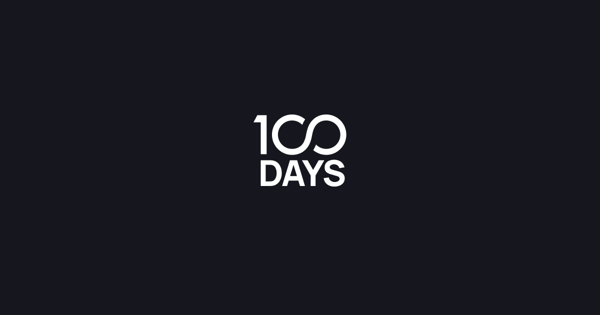 100 days - Sign Up