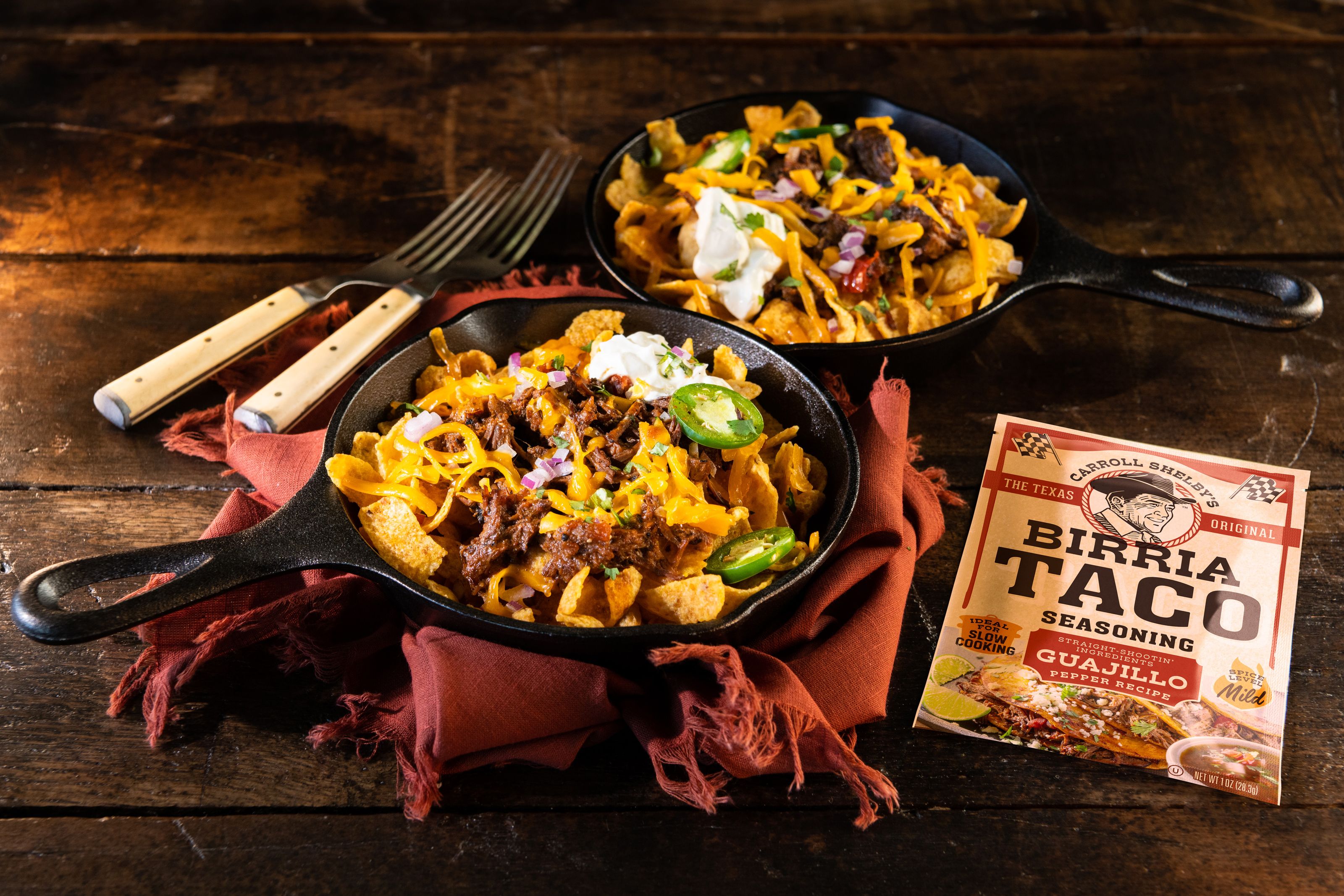 Slow Cooker Birria Tacos | Carroll Shelby’s Real Texas Taco Seasonings