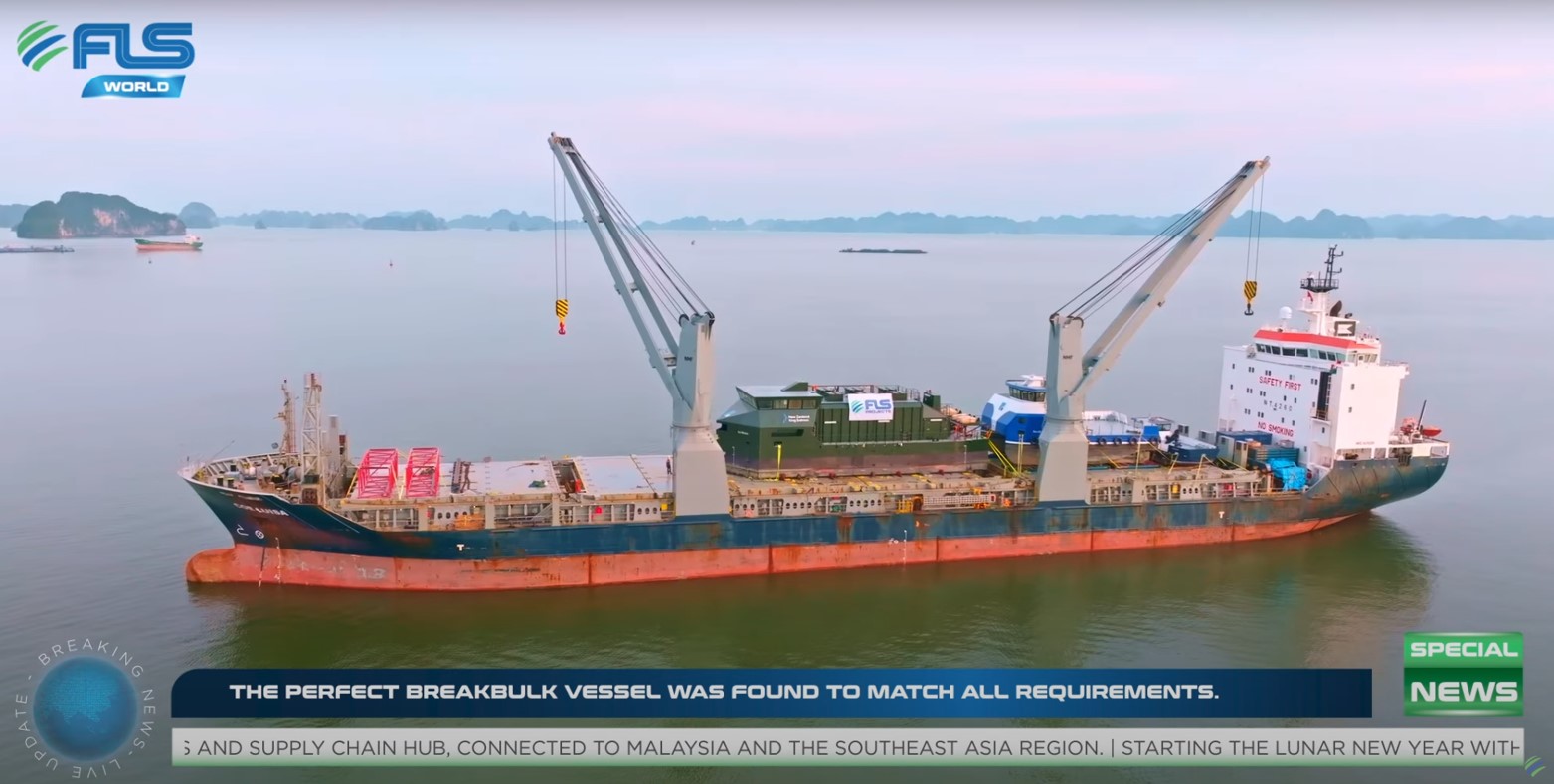 FLS Vietnam's Expertise Shines in Handling 390 Tons of Floating Units ...