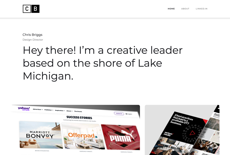 Chris Briggs' Portfolio