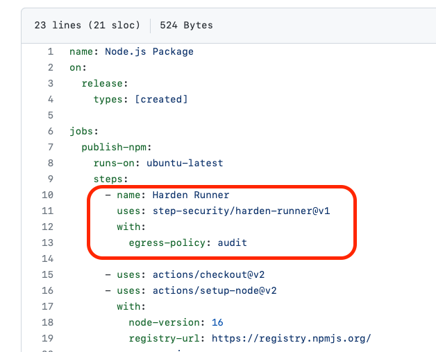 Stepsecurity Harden Runner Detect Source Code Tampering During The Build Process