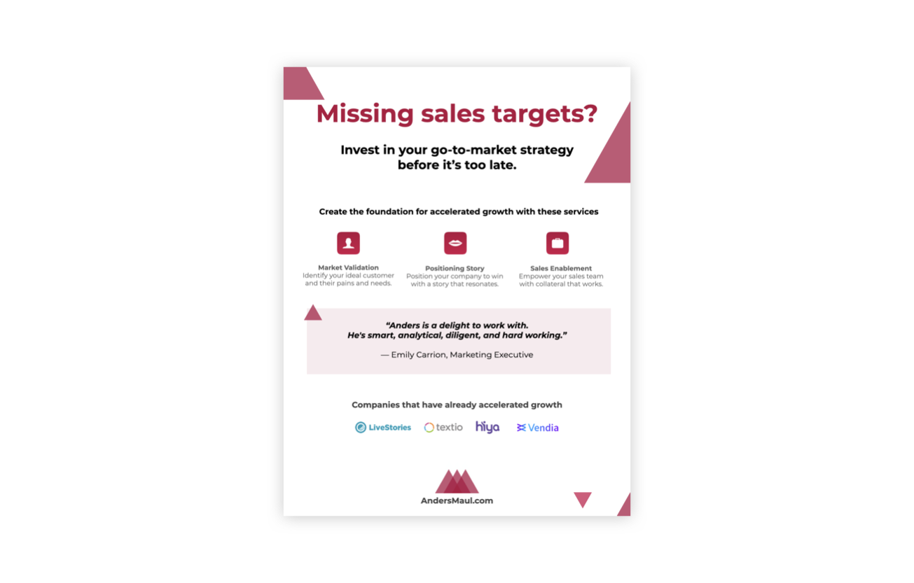Sales enablement case study