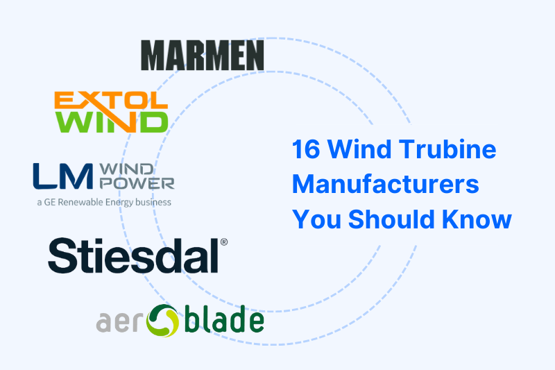 16 Wind Turbine Manufacturers You Should Know