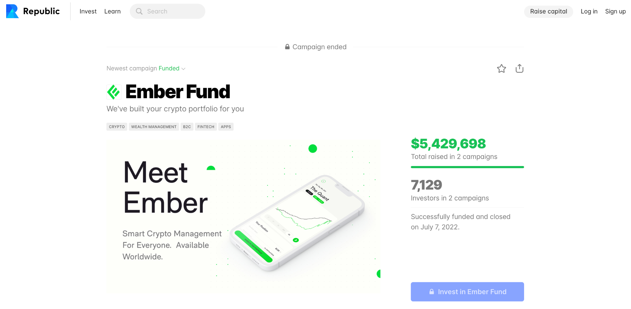 20+ Republic Investing Success Stories