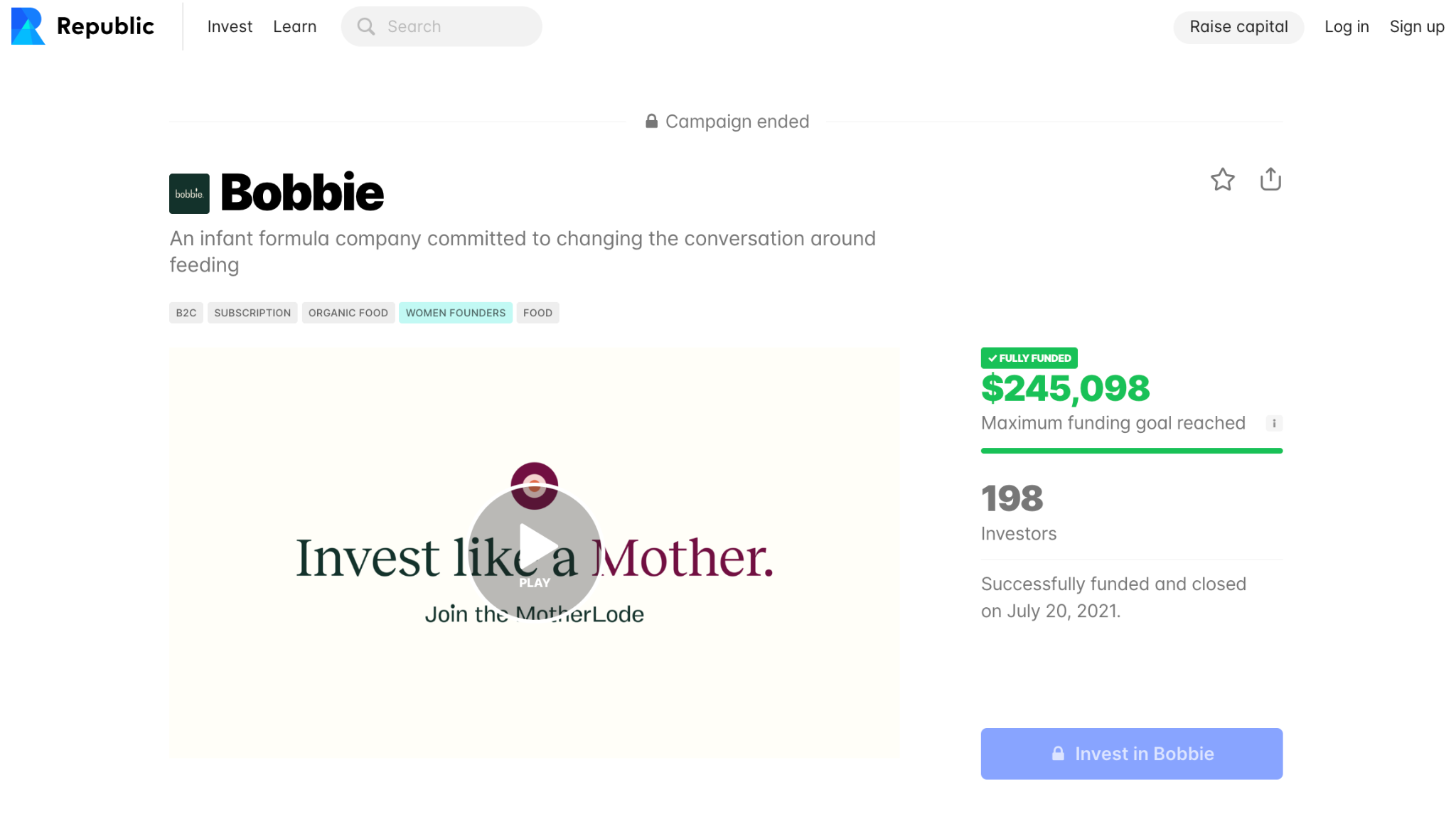 20+ Republic Investing Success Stories