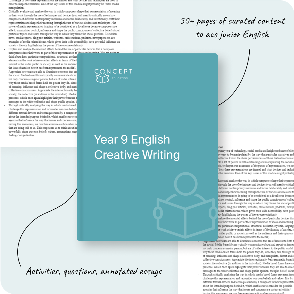 Concept English Year 9 & 10 | Middle School Foundations