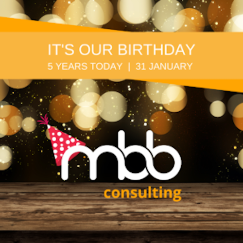 MBB | Hip Hip Hooray! MBB Consulting turns 5 today