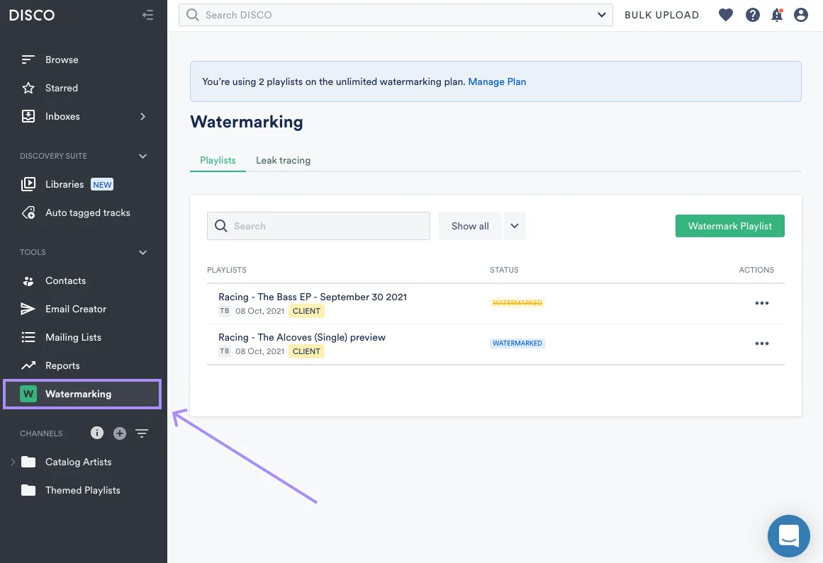 Watermarking and Leak Tracing