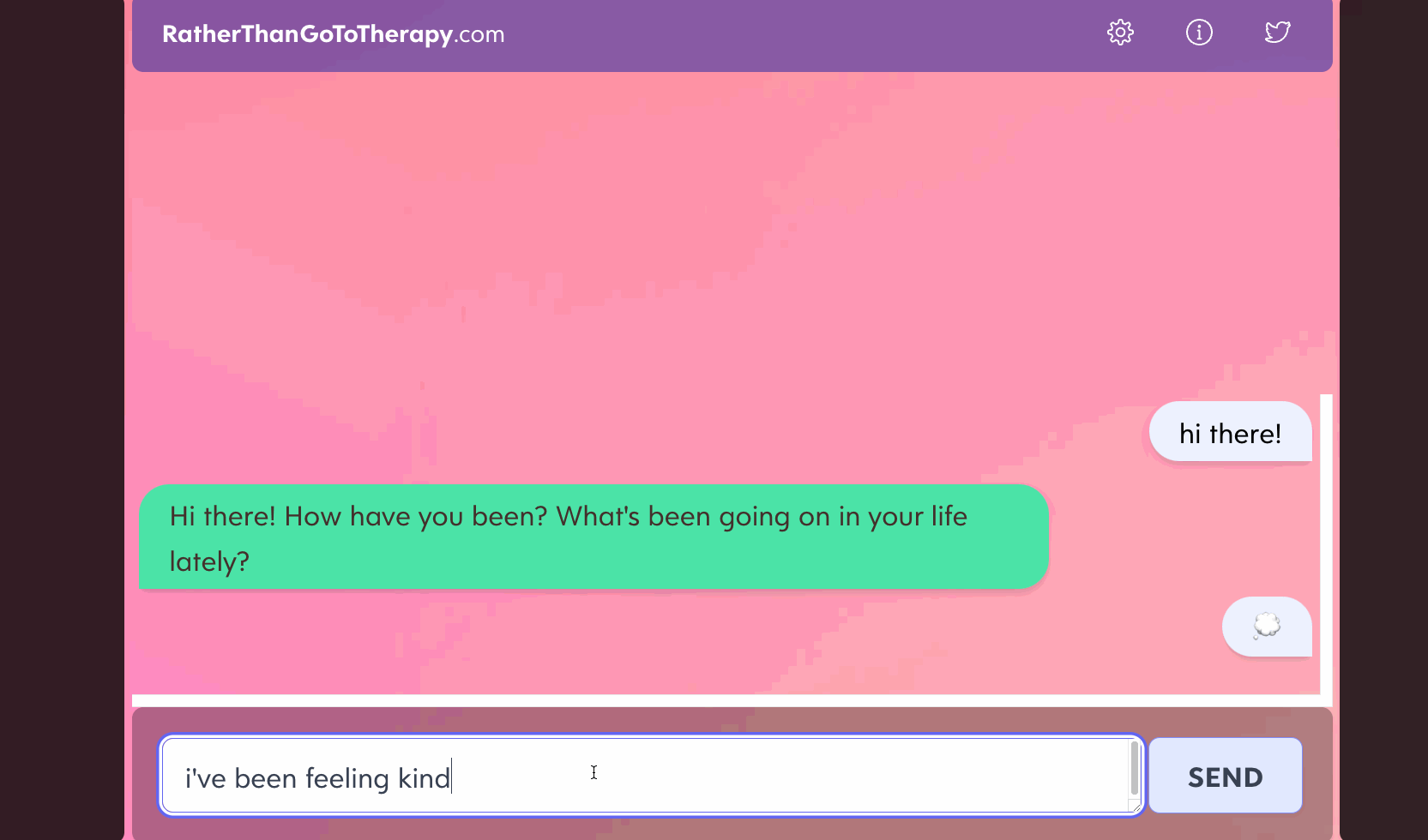 Rather Than Go to Therapy - Daily Zaps
