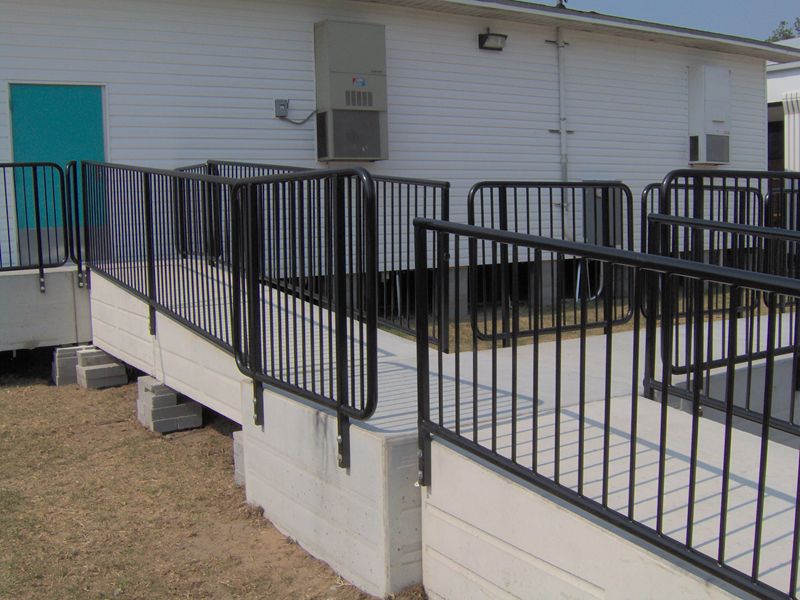 Precast Concrete Deck & Landing Guardrails | Leesburg Concrete