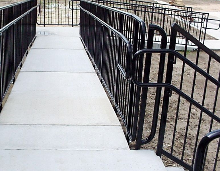 Precast Concrete Deck & Landing Guardrails | Leesburg Concrete