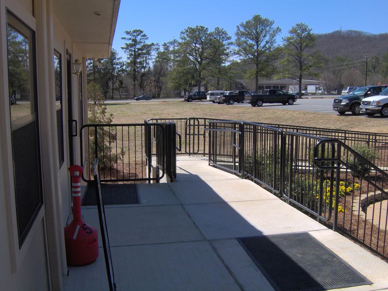 Precast Concrete Ramp Guardrails