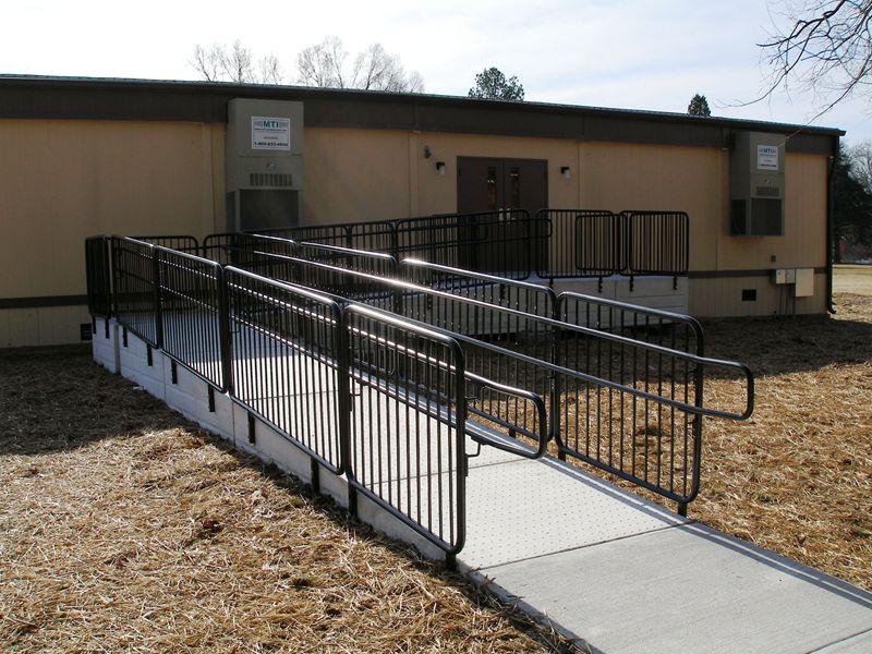 Precast Concrete Ramp Guardrails