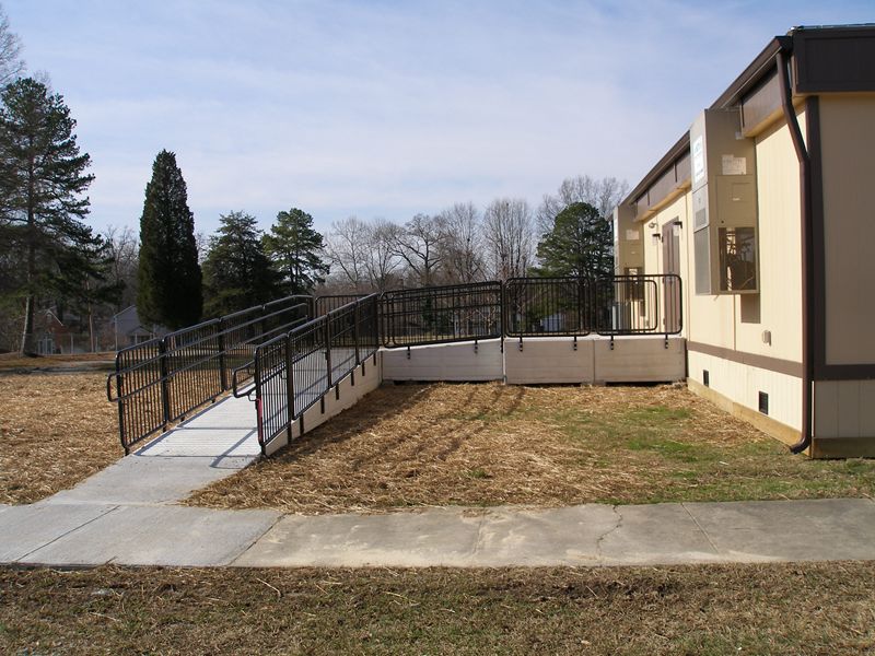 Precast Concrete Ramp Guardrails