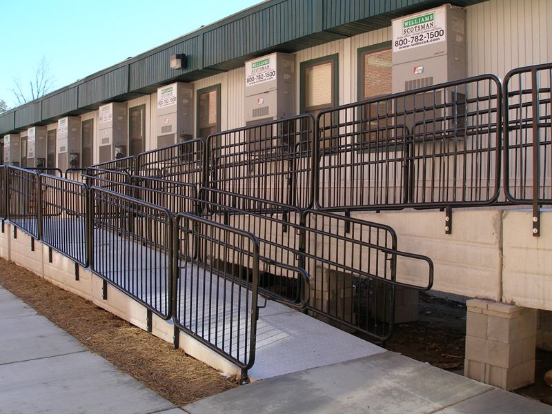 Precast Concrete Ramp Guardrails