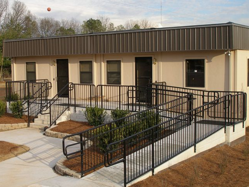 Precast Concrete Ramp Guardrails