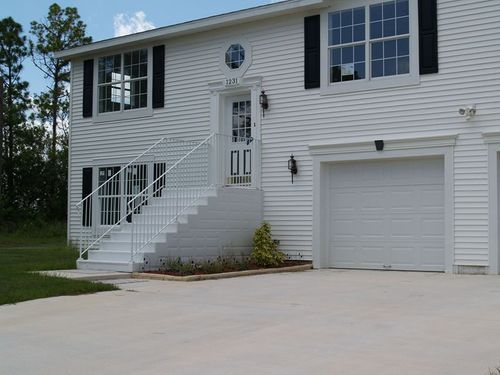 Precast Concrete Steps with Landing | Leesburg Concrete