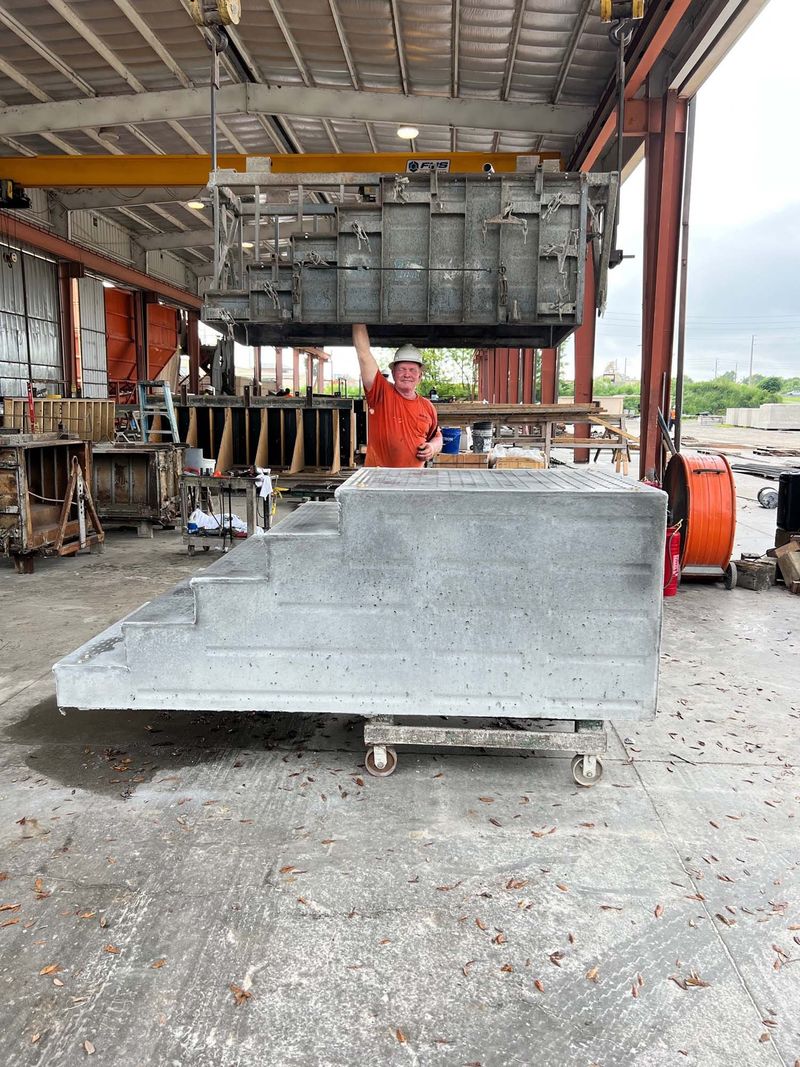 Residential Precast Concrete Steps - Precast Concrete Decks