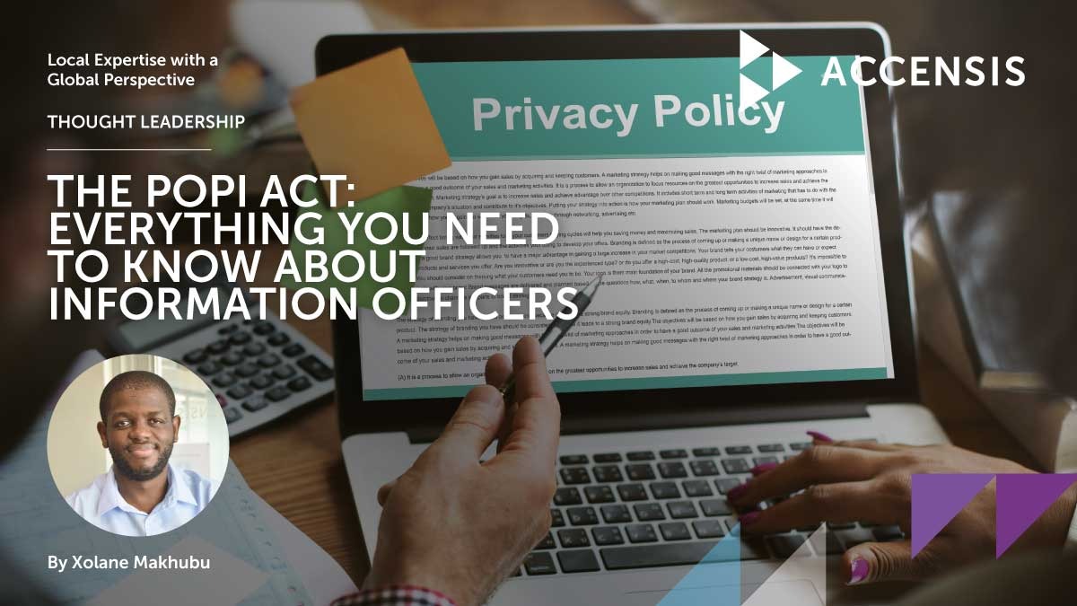 The POPI Act : Everything you need to know about Information Officers