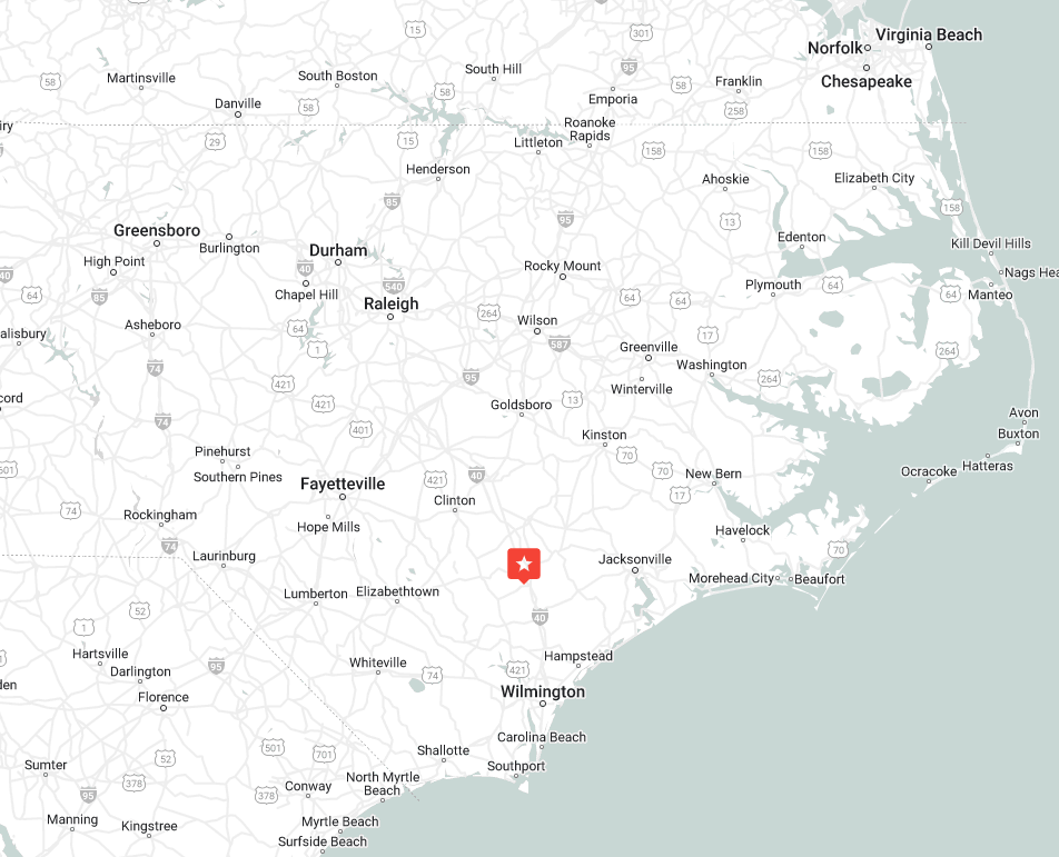 Timberlee Farm » Our Location | Wilmington, NC