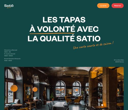 Satiō Restaurants - Cuisine de saison et Tapas à volonté