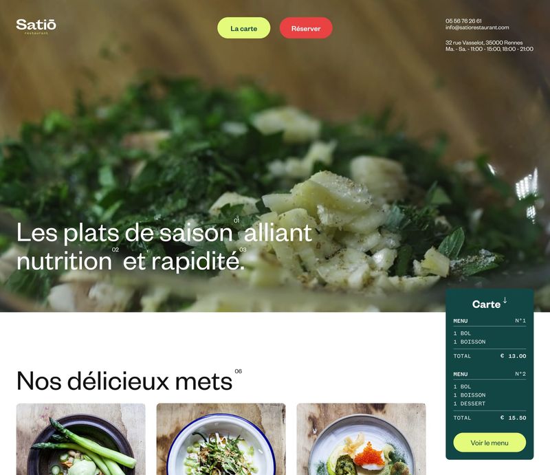 Satiō Restaurants - Cuisine de saison et Tapas à volonté