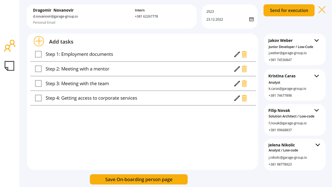 Employee Onboarding