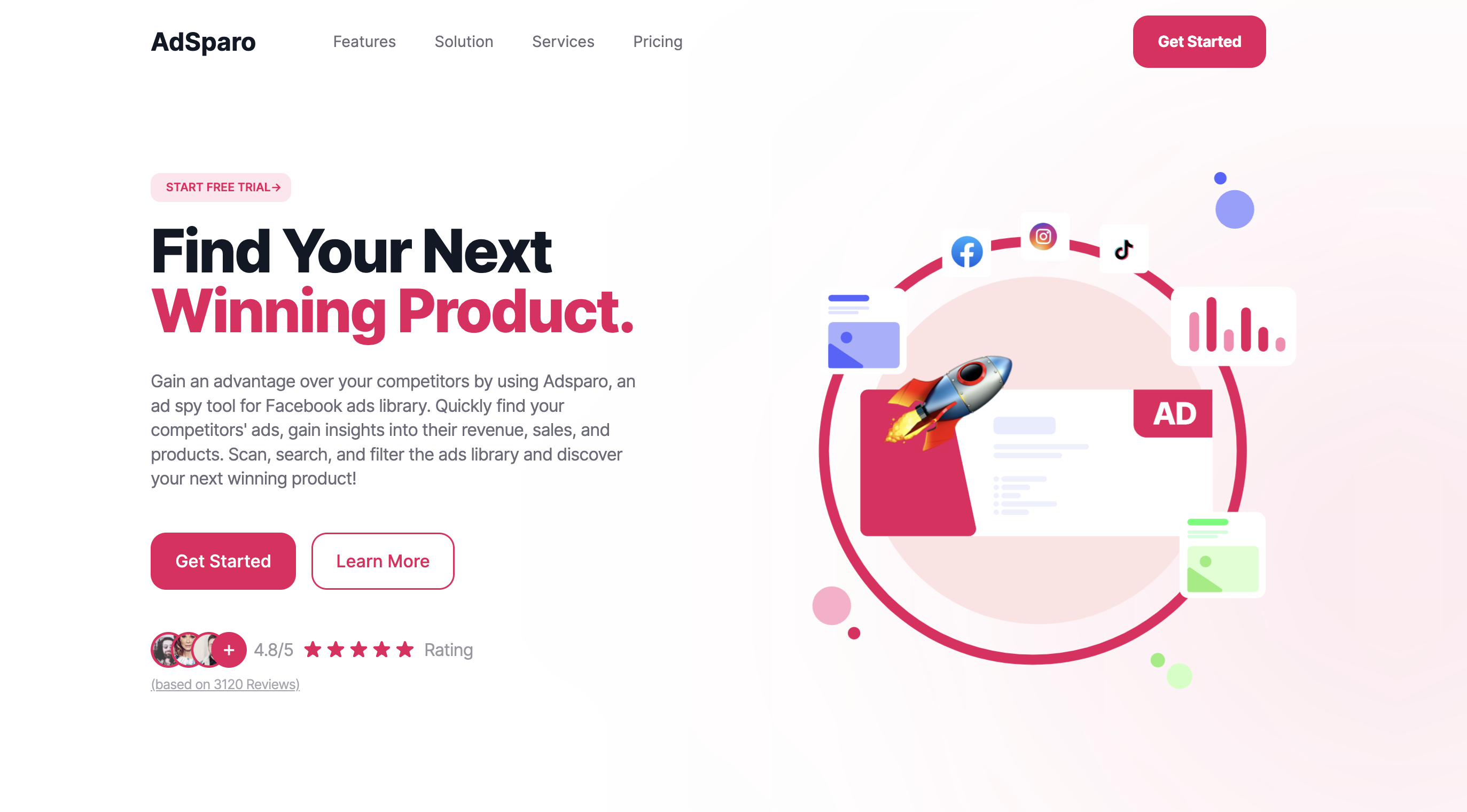 AdSparo — Find Your Next Winning Product