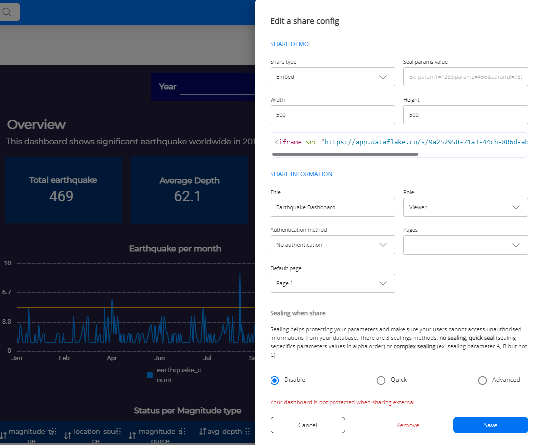 Dataflake Embedded Dashboards: Bridge the gaps between your team - Dataflake Blog