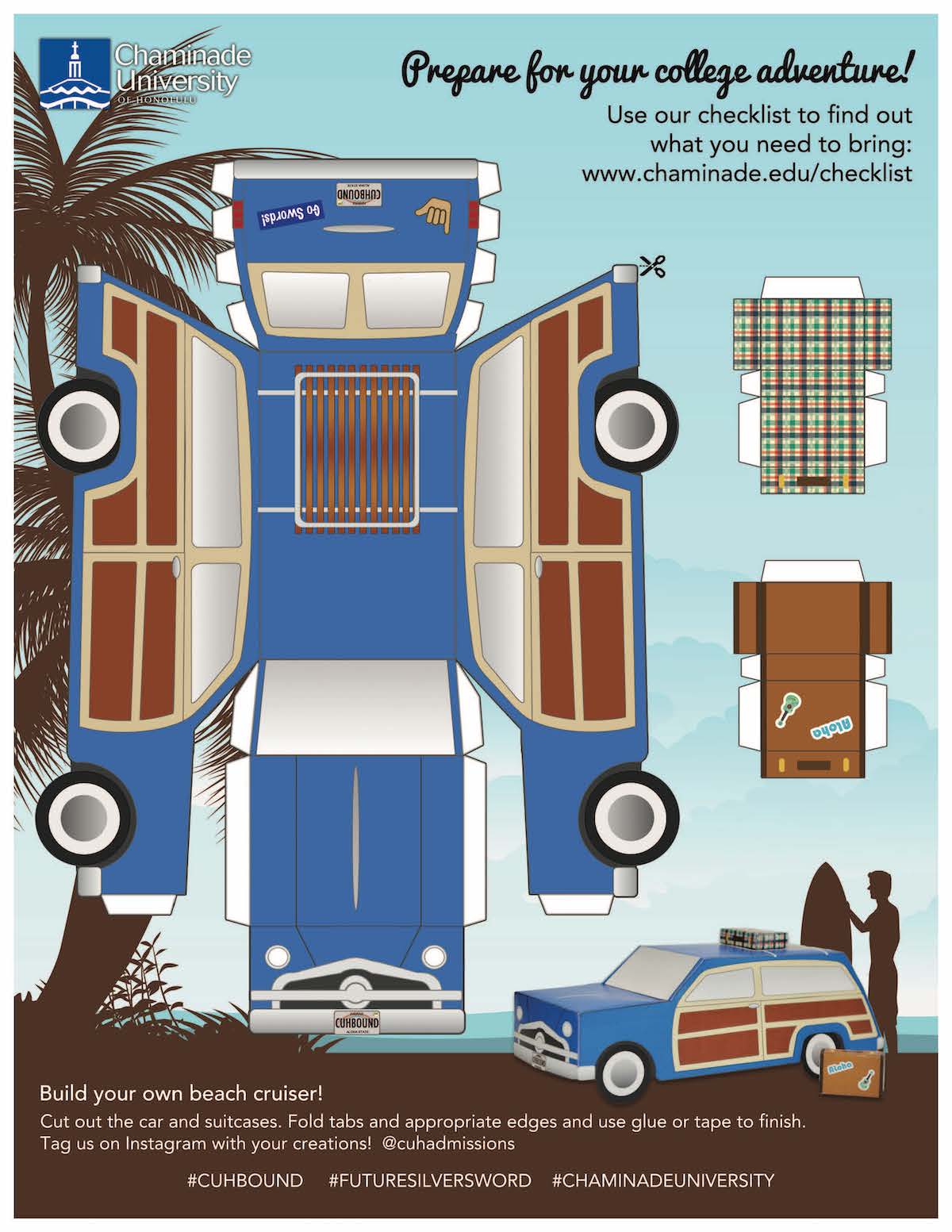 Melissa Jafri - Design - Papercraft Car
