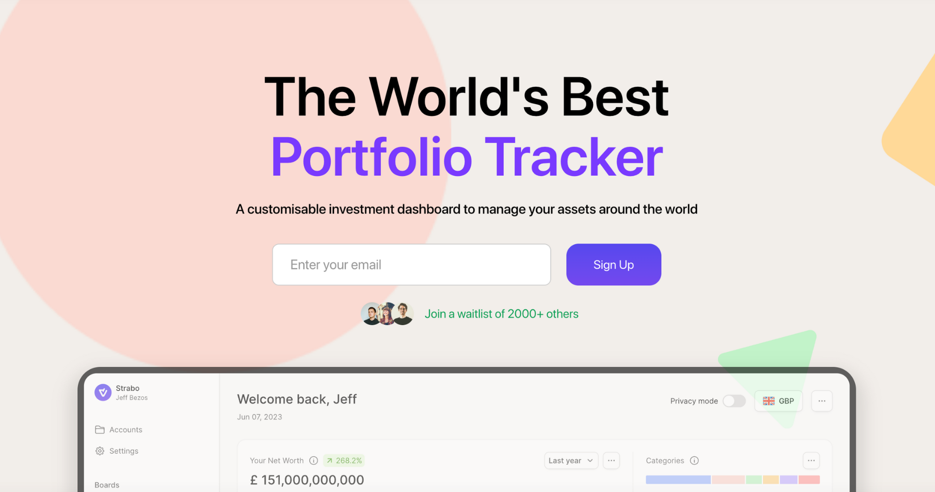 Global Portfolio Tracker for Stocks, Crypto & More | Strabo