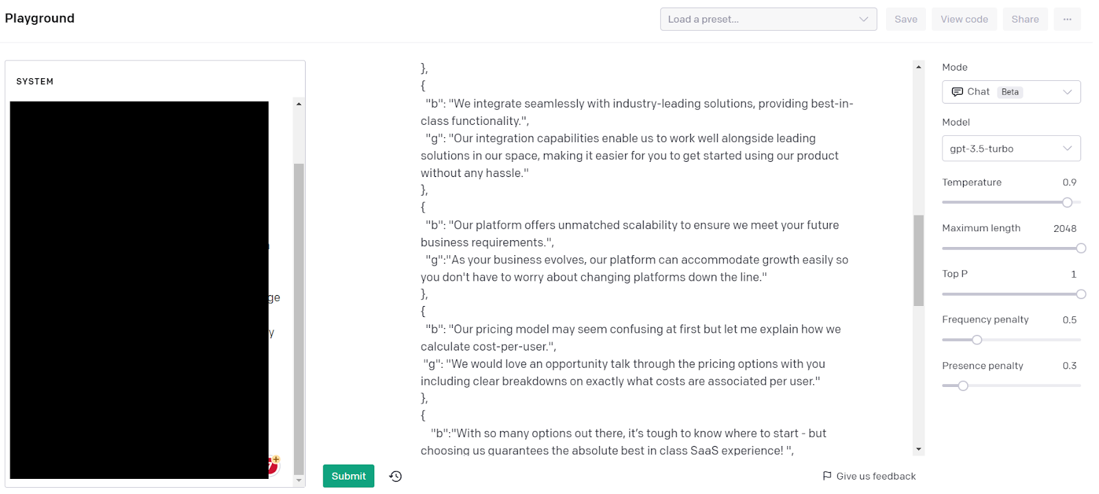 Training Custom AI to write better Sales Messages