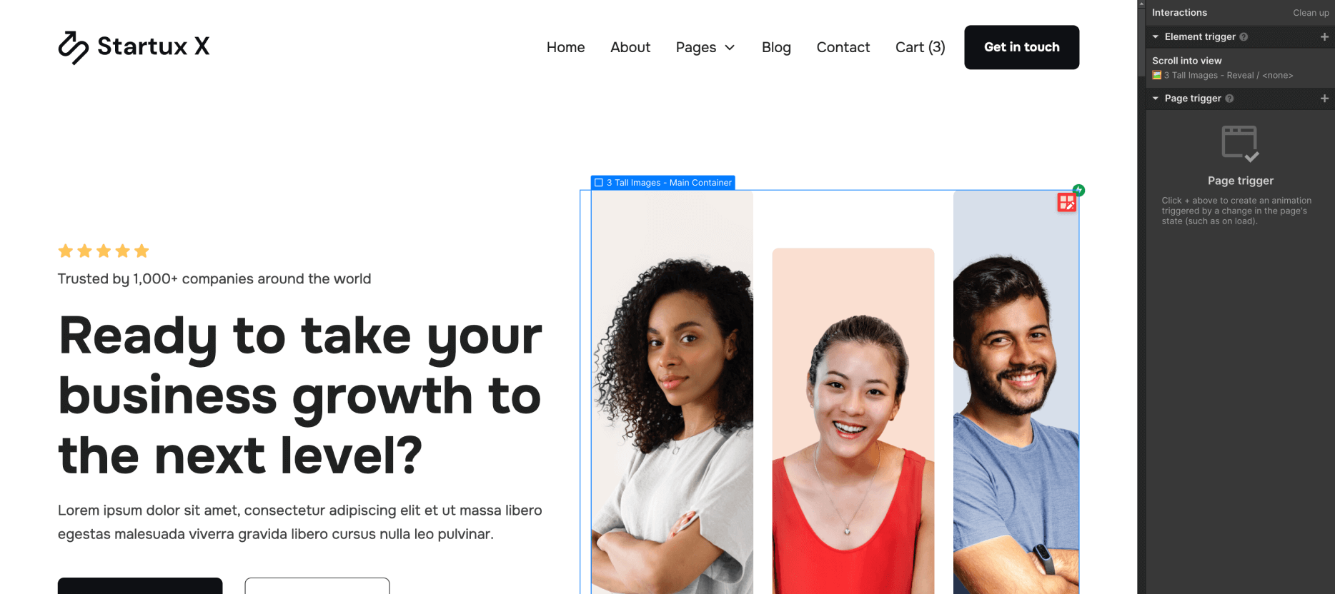 Start Here - Startux X - Webflow Ecommerce website template