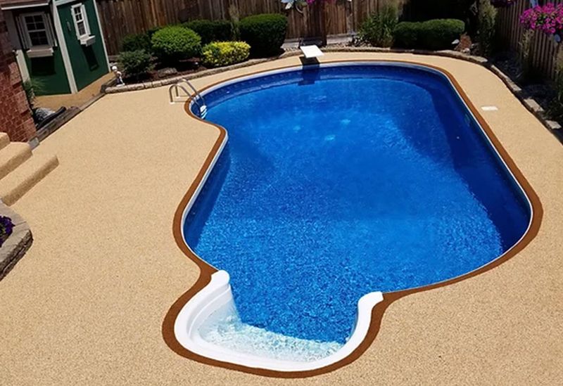Rubber Pool Deck Resurfacing | Ontario Rubber Installations