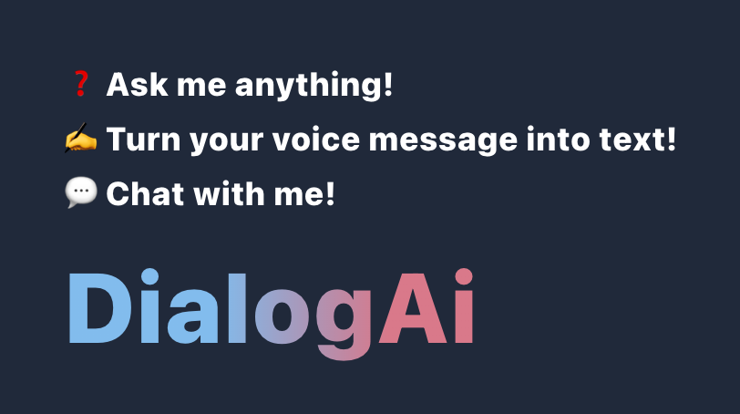 DialogAi whatsapp chatbot built with the power of ai
