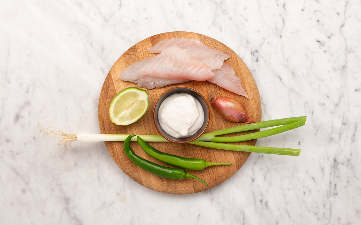 Thai Buttered Snapper with Coconut Yoghurt