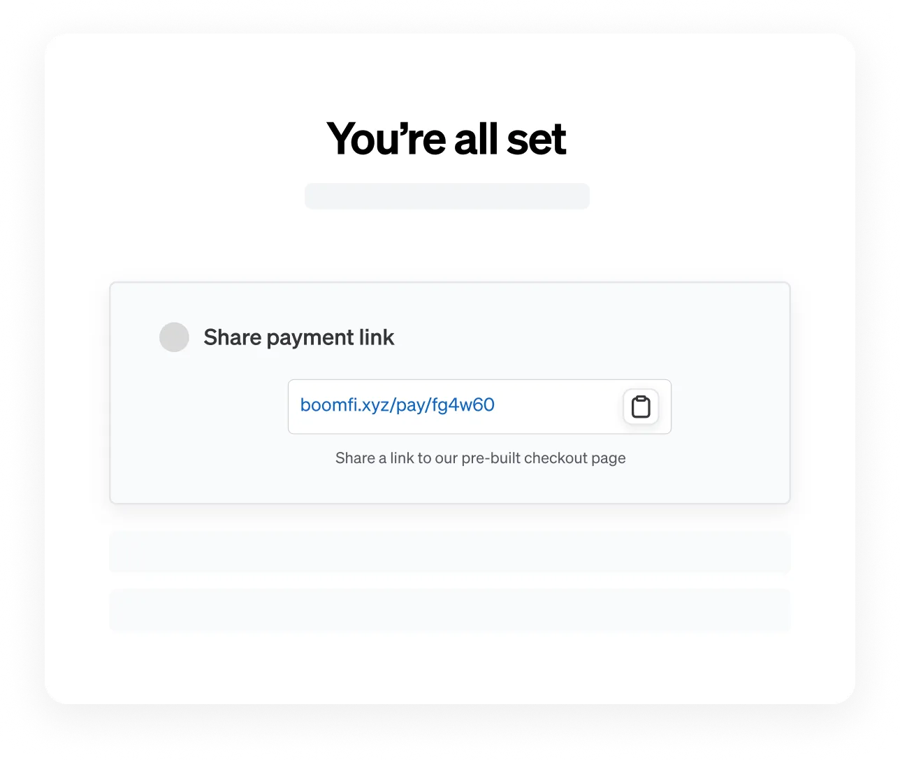 Payment Links - Accept Crypto Payments - BoomFi