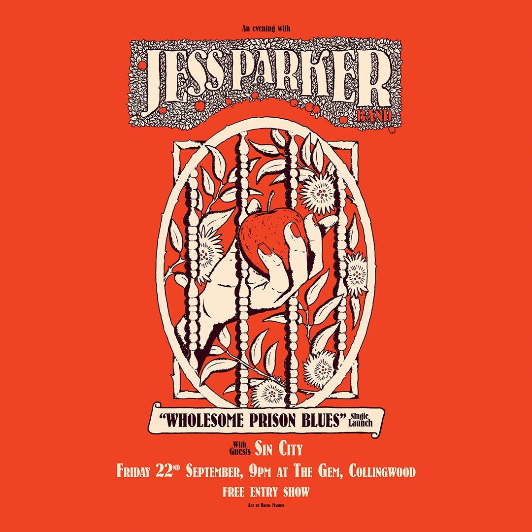 Jess Parker Band 'Wholesome Prison Blues' Single Launch