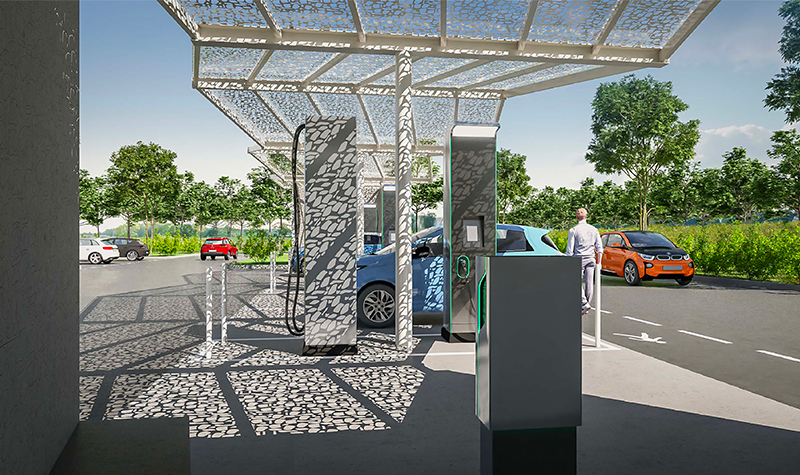 Projet Architecte de Mobilités - Réalisation de stations de recharge très haute puissance