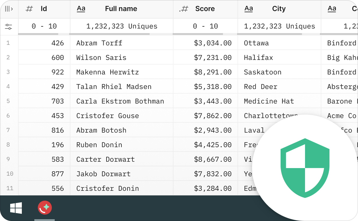 Tomat.AI - Open And Explore Huge CSV Files