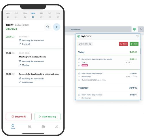 How My Hours works and keeps your work organized | My Hours