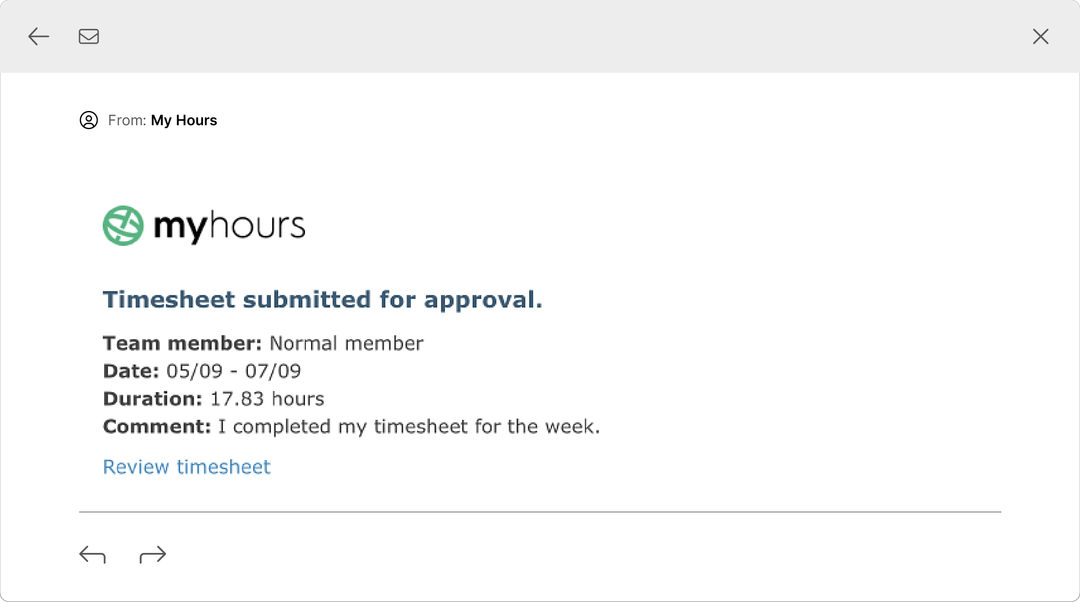 Automate Timesheet Approval process